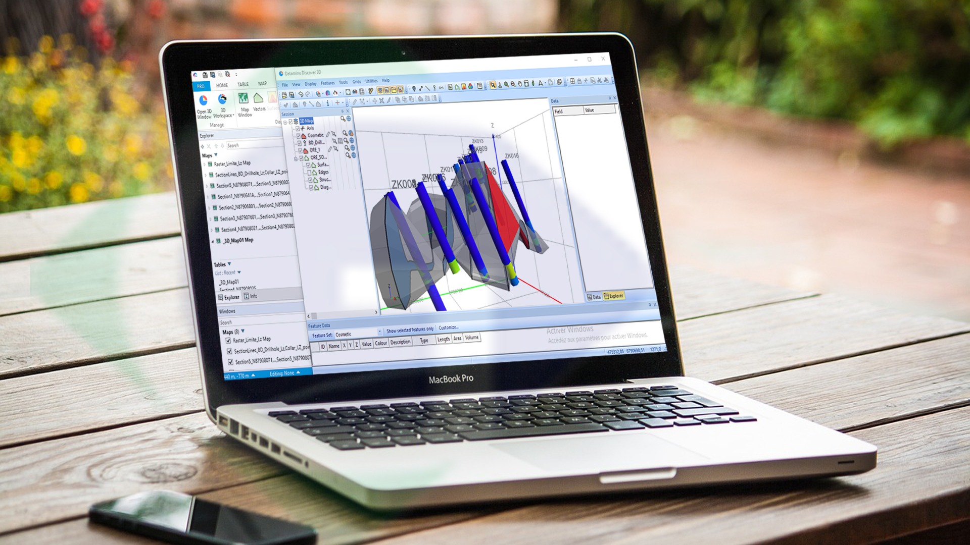 Mapinfo pro discover: Section & Modélisation 3D | Lygos